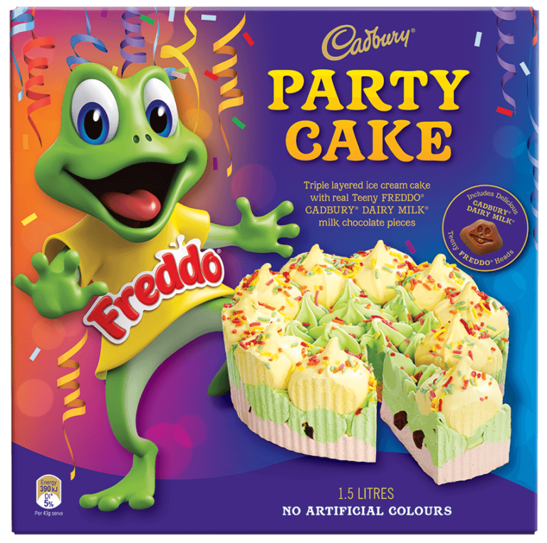 Cadbury Freddo Party Cake Ice Cream – Gluten Free Products of Australia