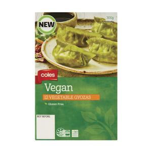 Coles Vegan Vegetable Gyozas 12 Pack – Gluten Free Products of Australia