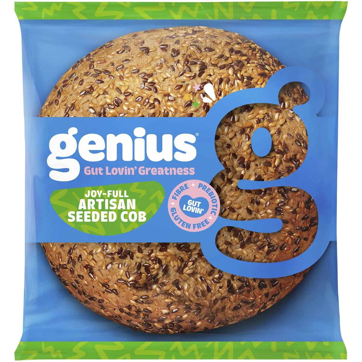 Genius Gluten Free Artisan Seeded Cob – Gluten Free Products of Australia