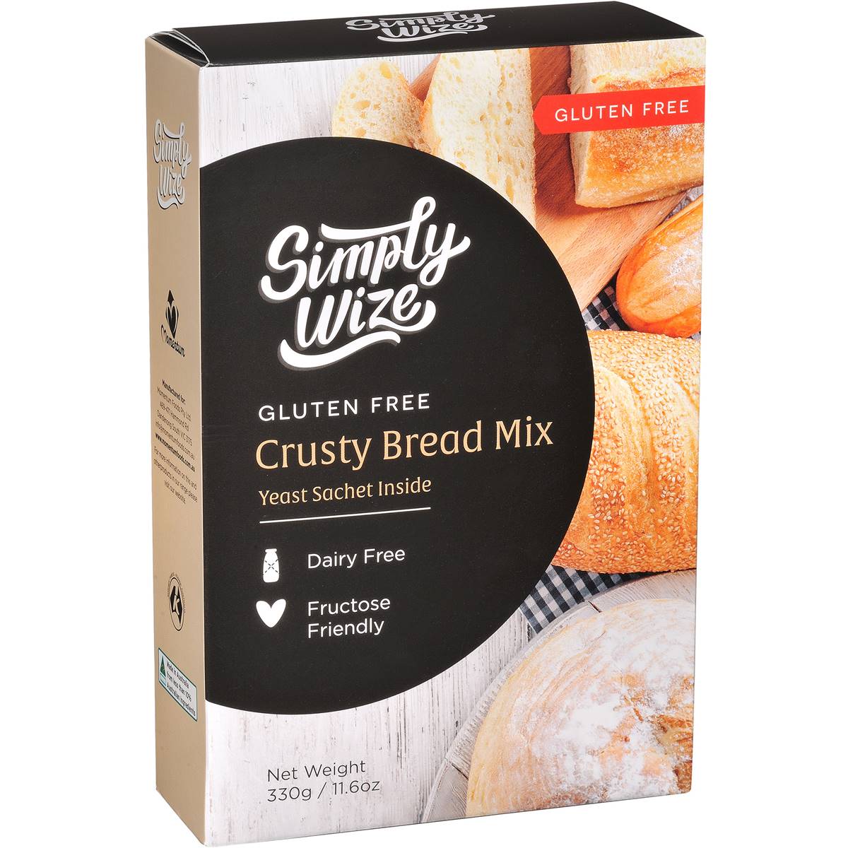 Simply Wize Gluten Free Crusty Bread – Gluten Free Products of Australia