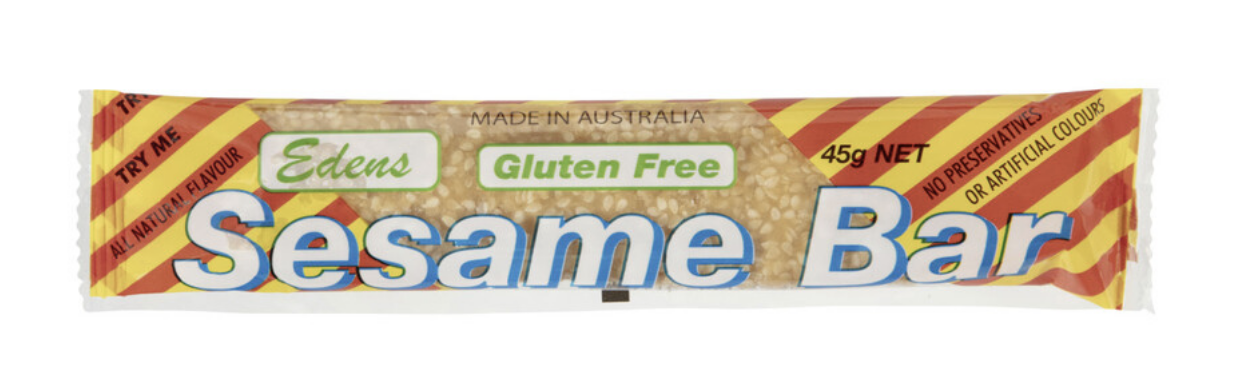 Edens Gluten Free Sesame Bar 45g – Gluten Free Products of Australia