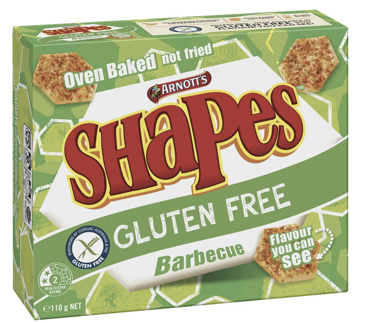 Arnott’s Gluten Free Shapes Barbecue 110g – Gluten Free Products of ...